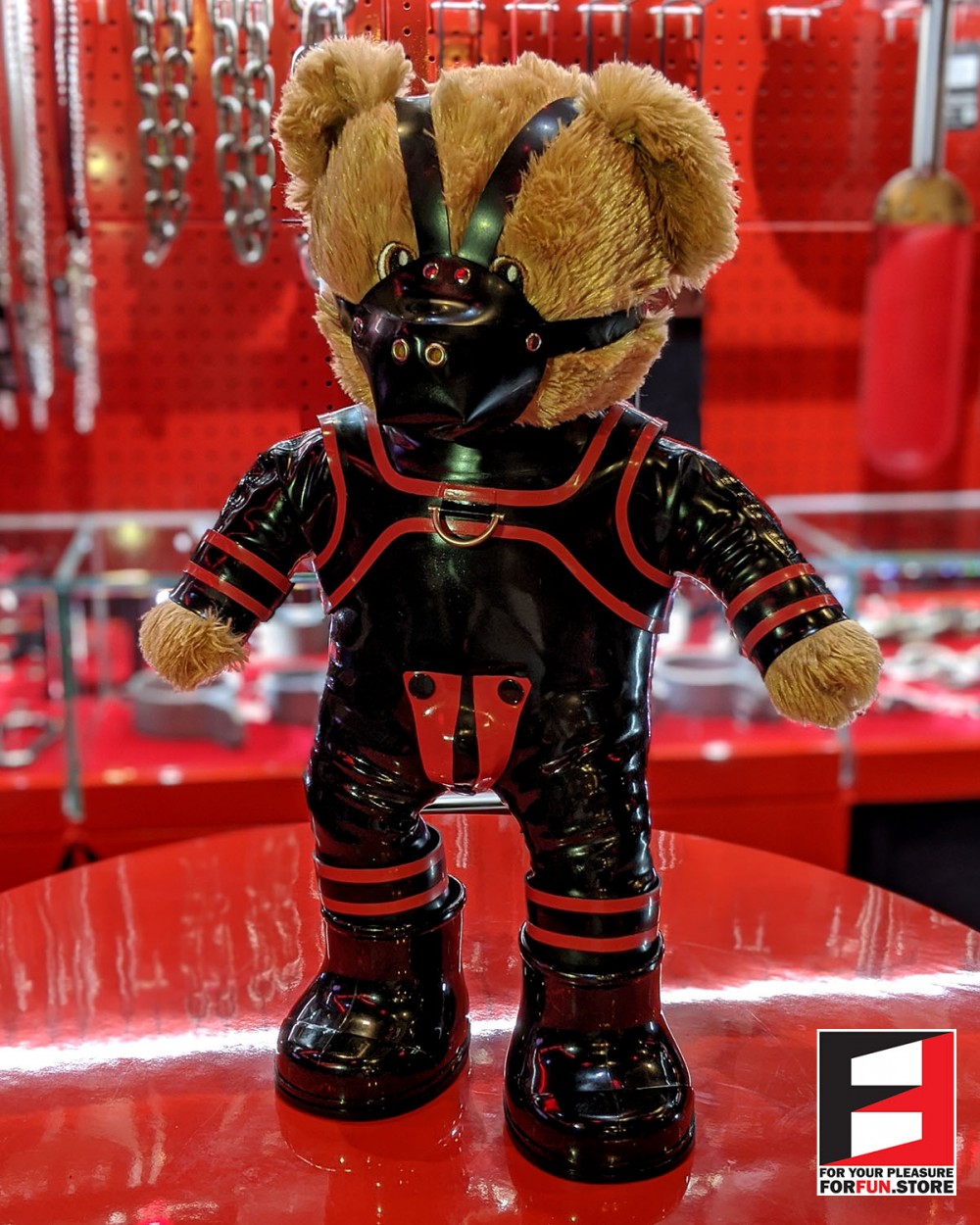 LATEX BOY TEDDY BEAR : FORFUN