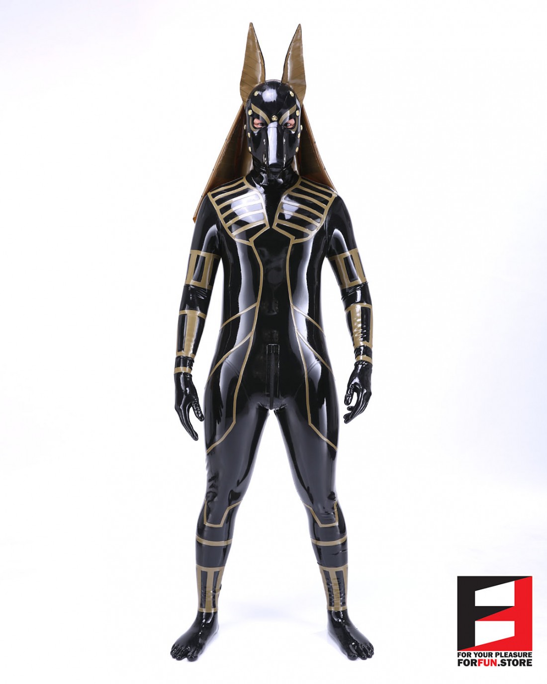 LATEX ANUBIS PETSUIT FOR YOUR PLEASURE : FORFUN