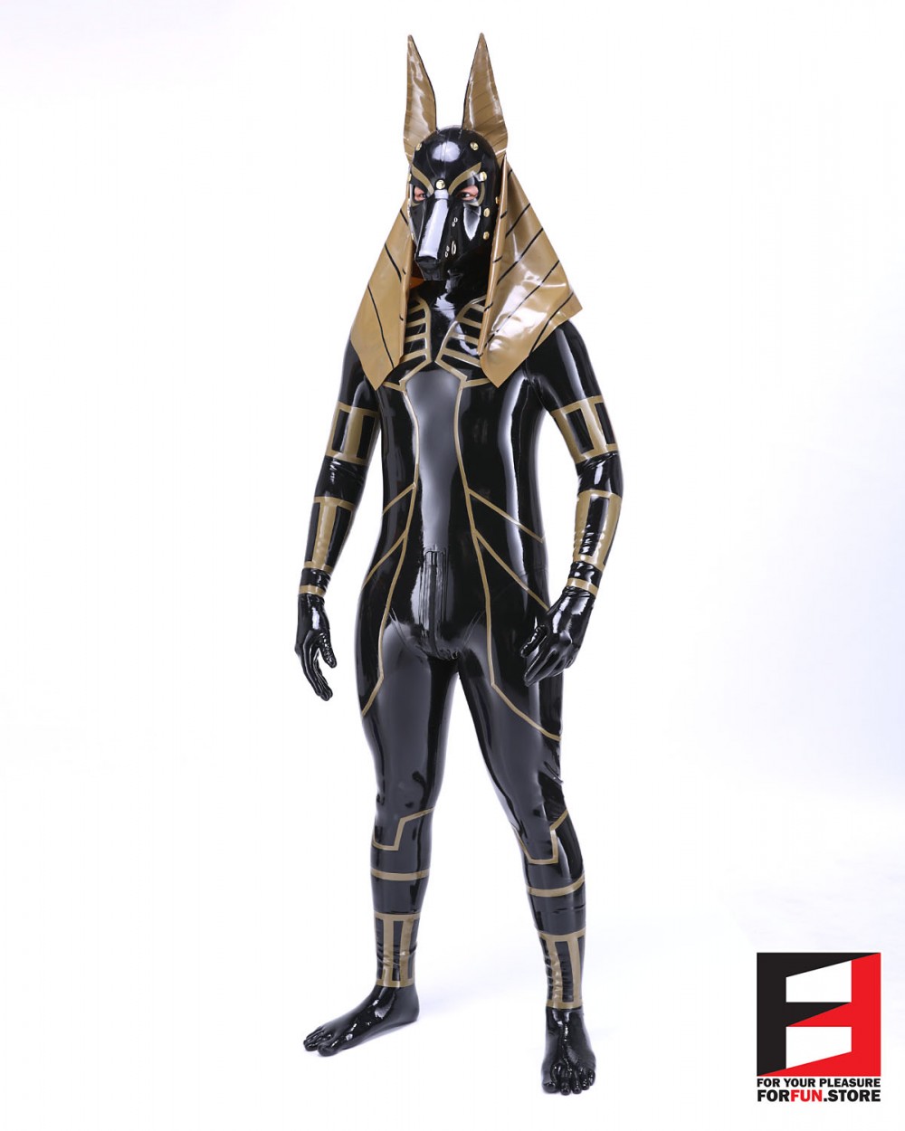 LATEX ANUBIS PETSUIT FOR YOUR PLEASURE : FORFUN