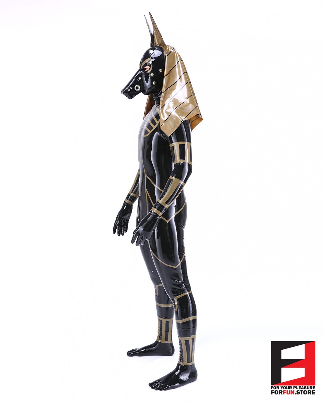 LATEX ANUBIS PETSUIT FOR YOUR PLEASURE : FORFUN
