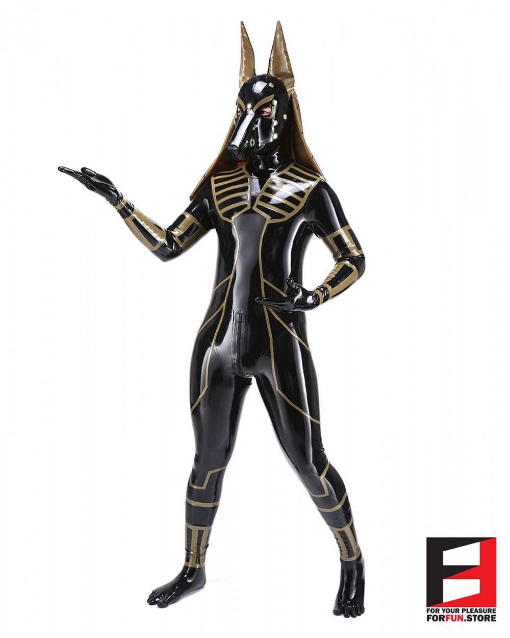 LATEX ANUBIS PETSUIT FOR YOUR PLEASURE : FORFUN