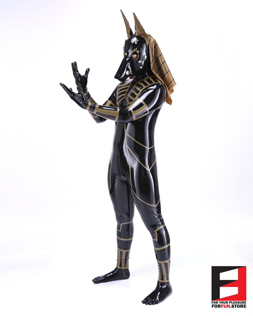 LATEX ANUBIS PETSUIT FOR YOUR PLEASURE : FORFUN