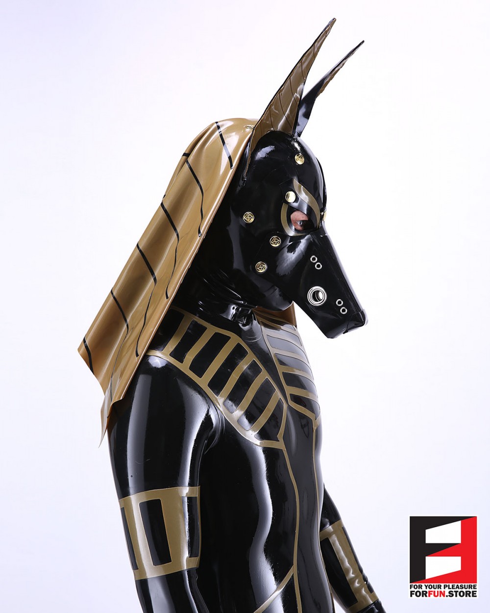 LATEX ANUBIS PETSUIT FOR YOUR PLEASURE : FORFUN