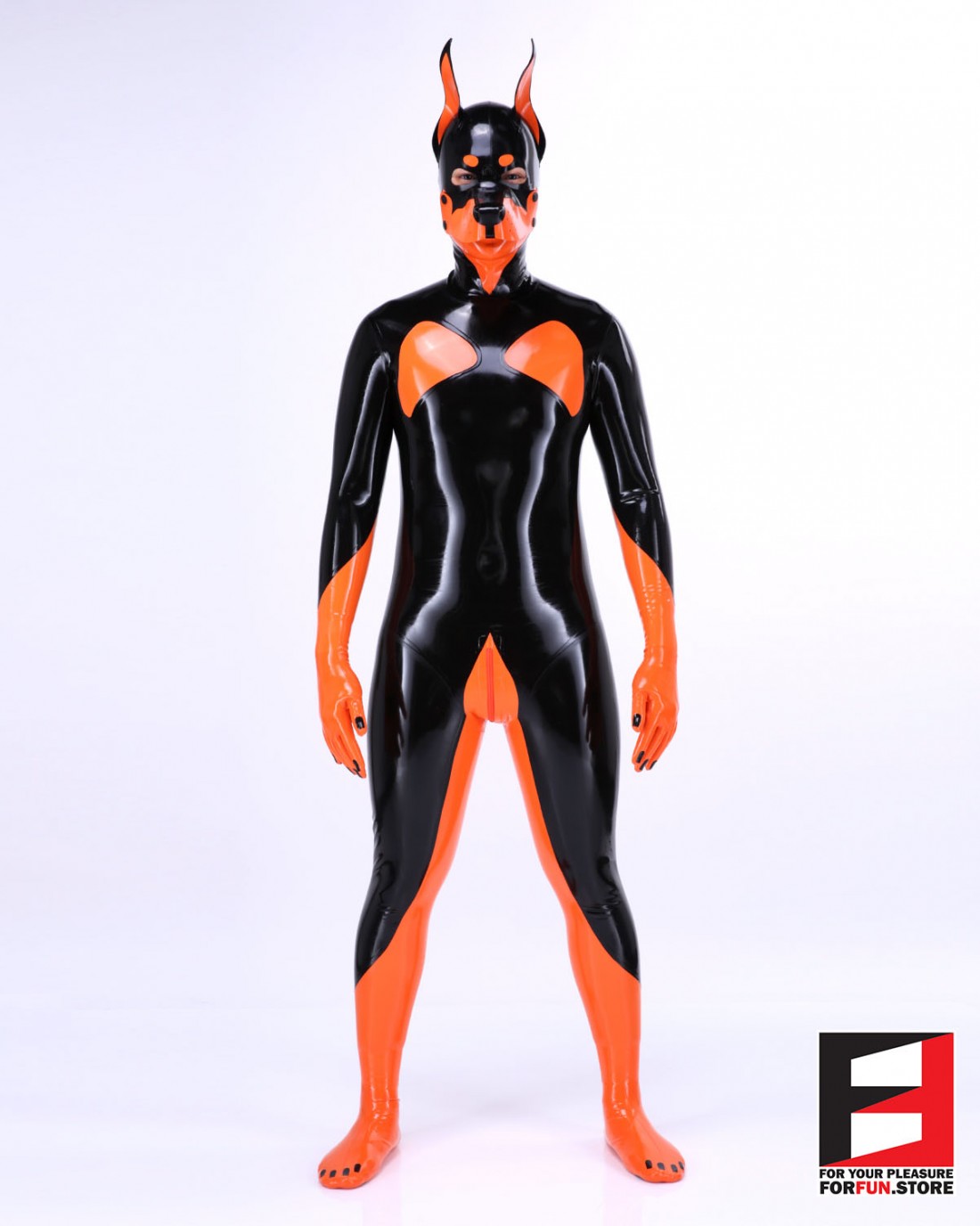 LATEX DOBERMAN PETSUIT FOR YOUR PLEASURE : FORFUN
