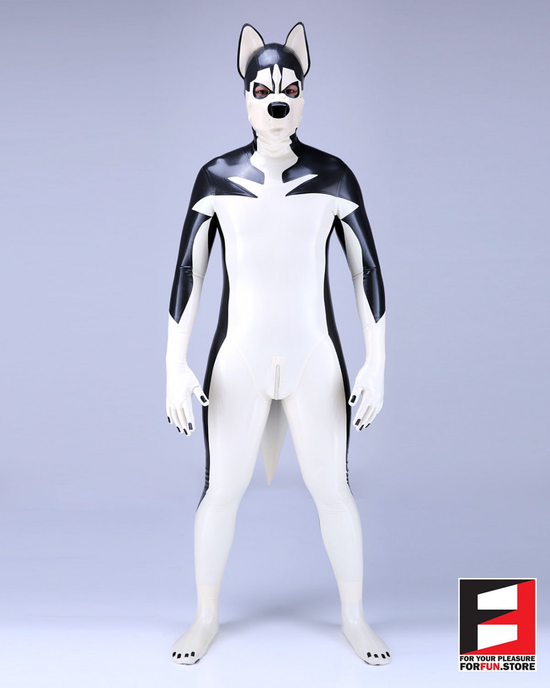 LATEX HUSKY PETSUIT FOR YOUR PLEASURE : FORFUN