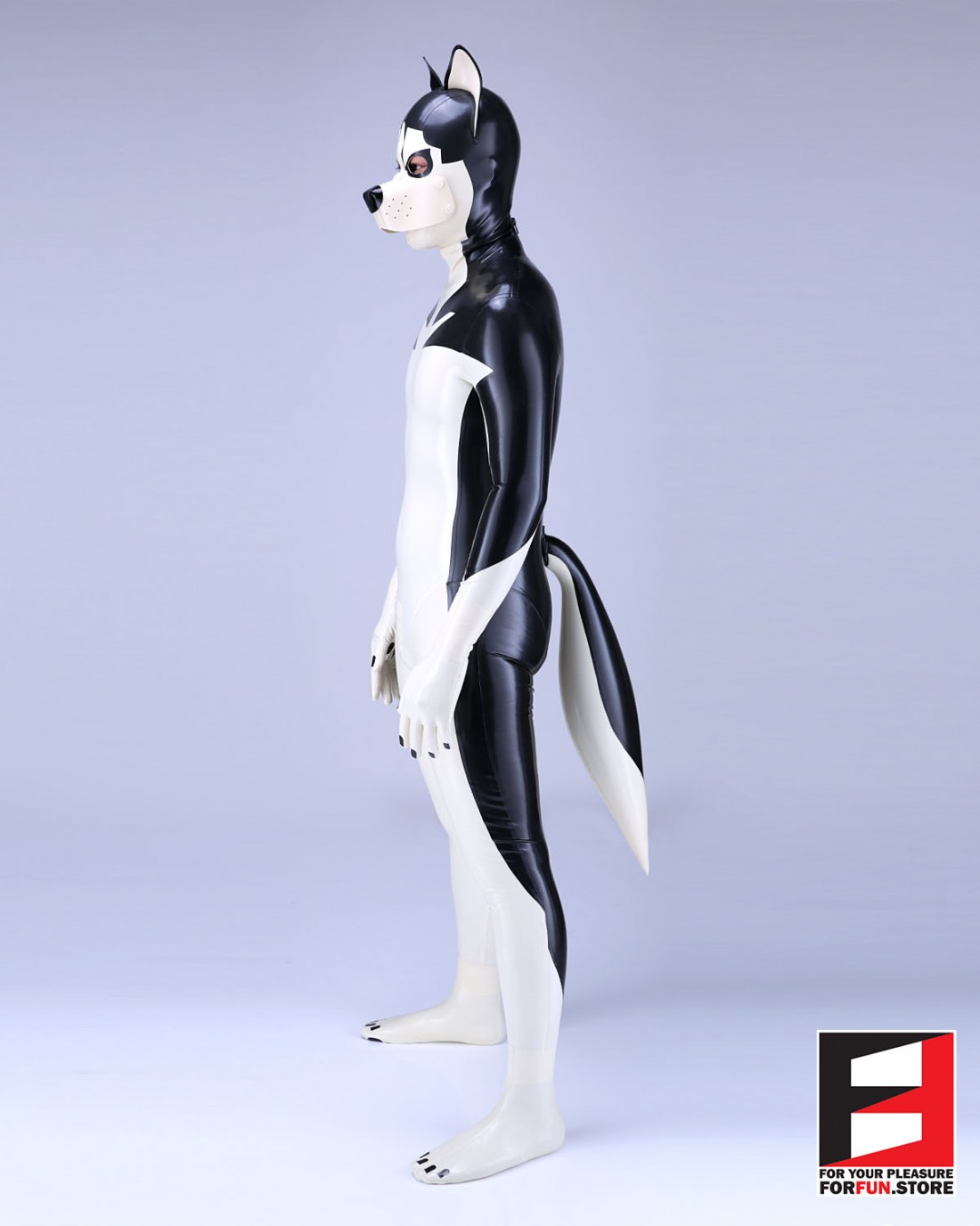 LATEX HUSKY PETSUIT FOR YOUR PLEASURE : FORFUN