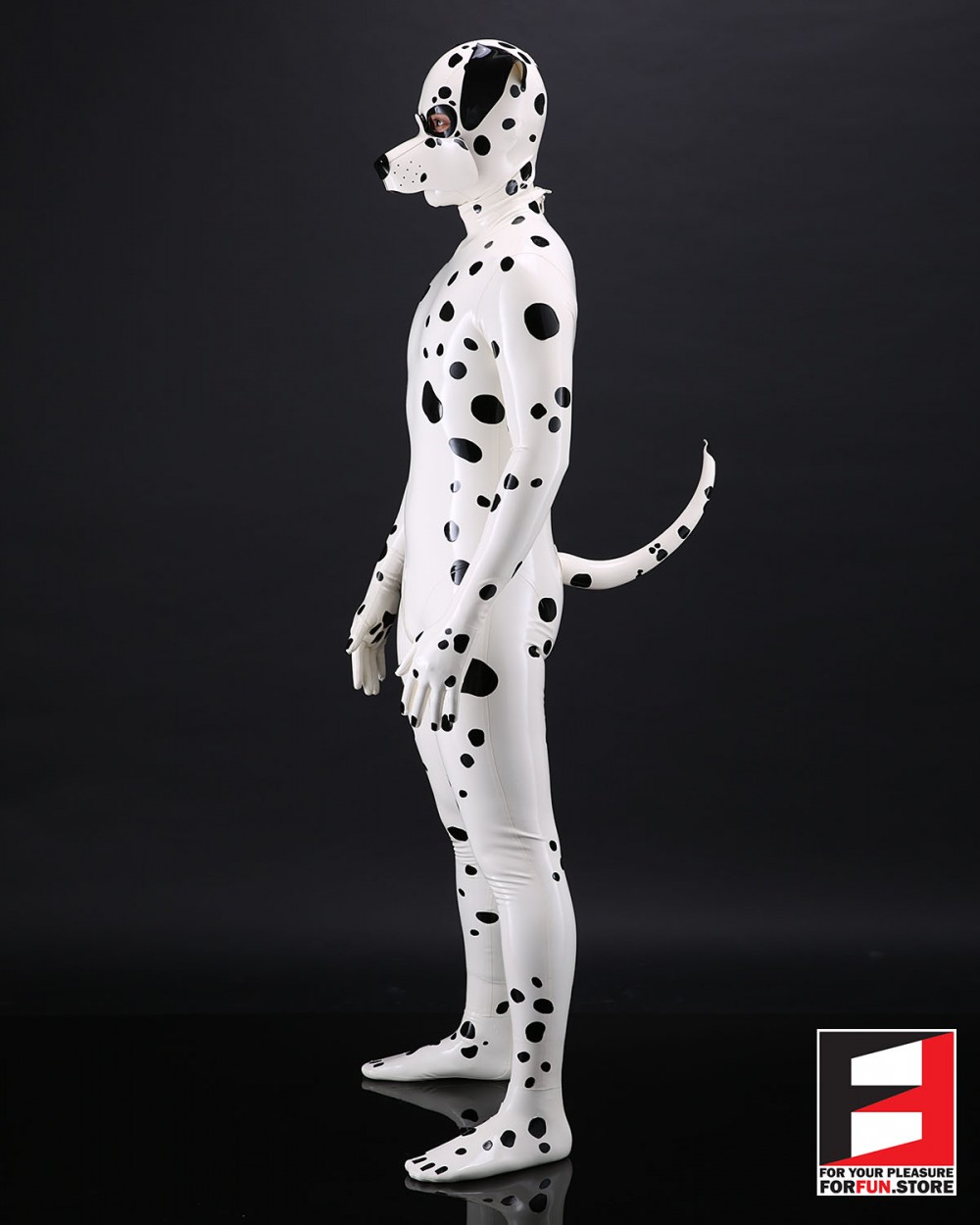 LATEX DALMATIAN PETSUIT FOR YOUR PLEASURE : FORFUN