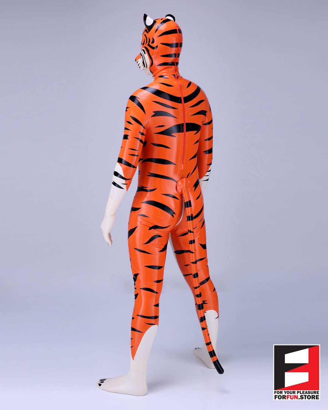 LATEX TIGER PETSUIT FOR YOUR PLEASURE : FORFUN