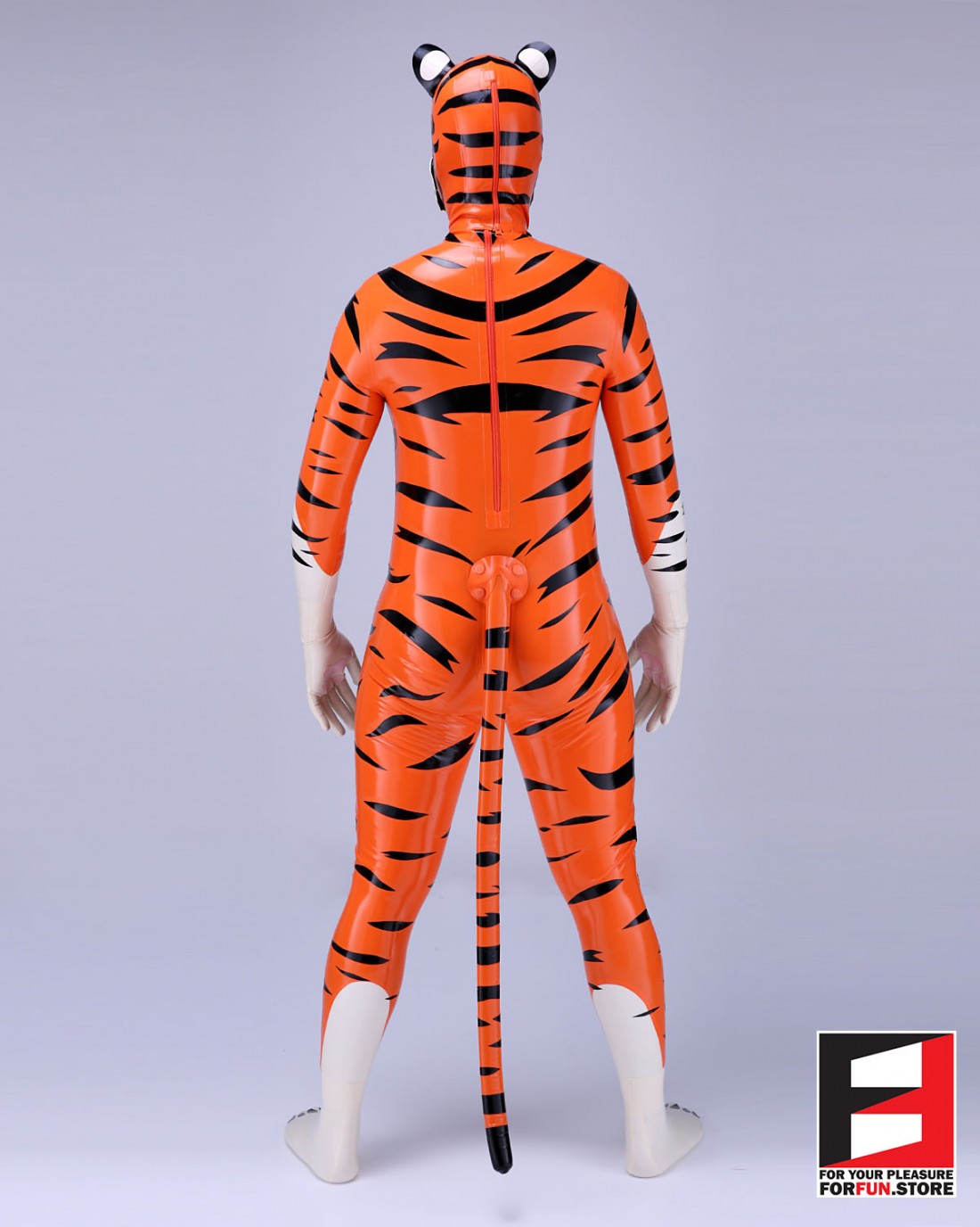 LATEX TIGER PETSUIT FOR YOUR PLEASURE : FORFUN