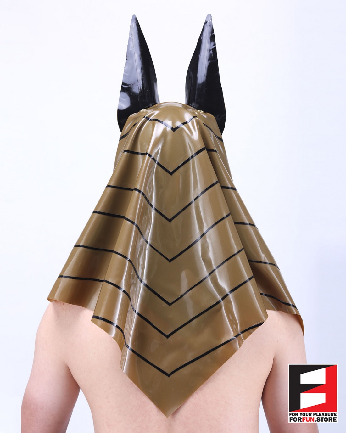 LATEX ANUBIS MASK FOR YOUR PLEASURE : FORFUN