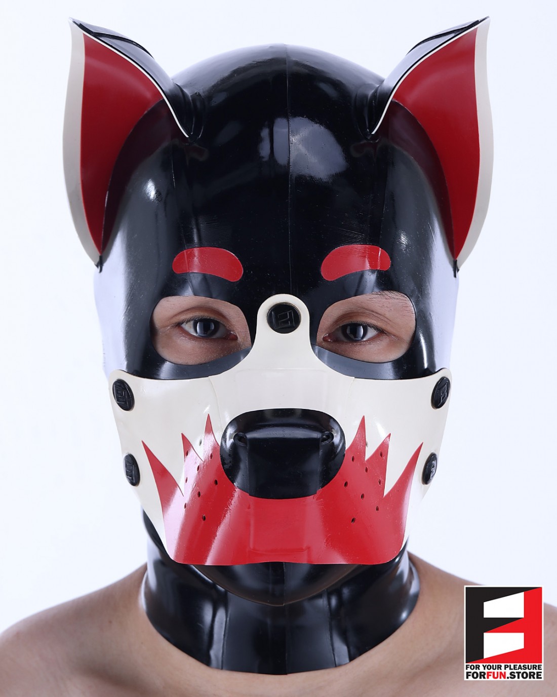 LATEX PUPPY MASK FOR YOUR PLEASURE : FORFUN