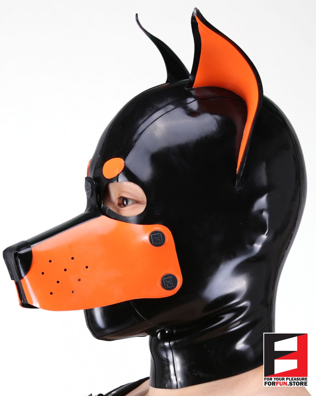 LATEX DOBERMAN MASK FOR YOUR PLEASURE : FORFUN