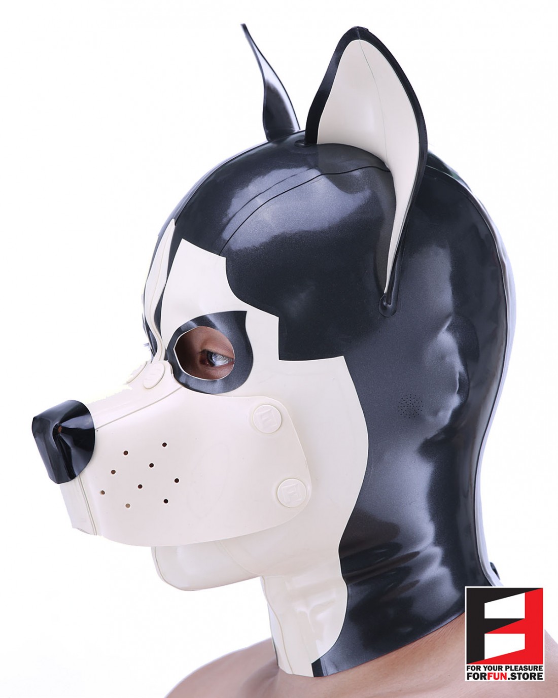 LATEX PUPPY MASK FOR YOUR PLEASURE : FORFUN