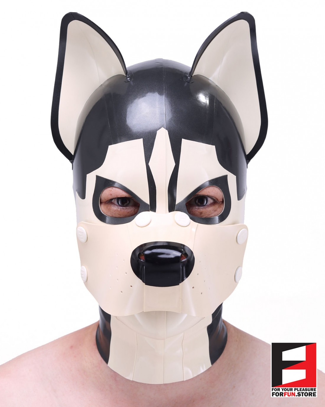 LATEX PUPPY MASK FOR YOUR PLEASURE : FORFUN