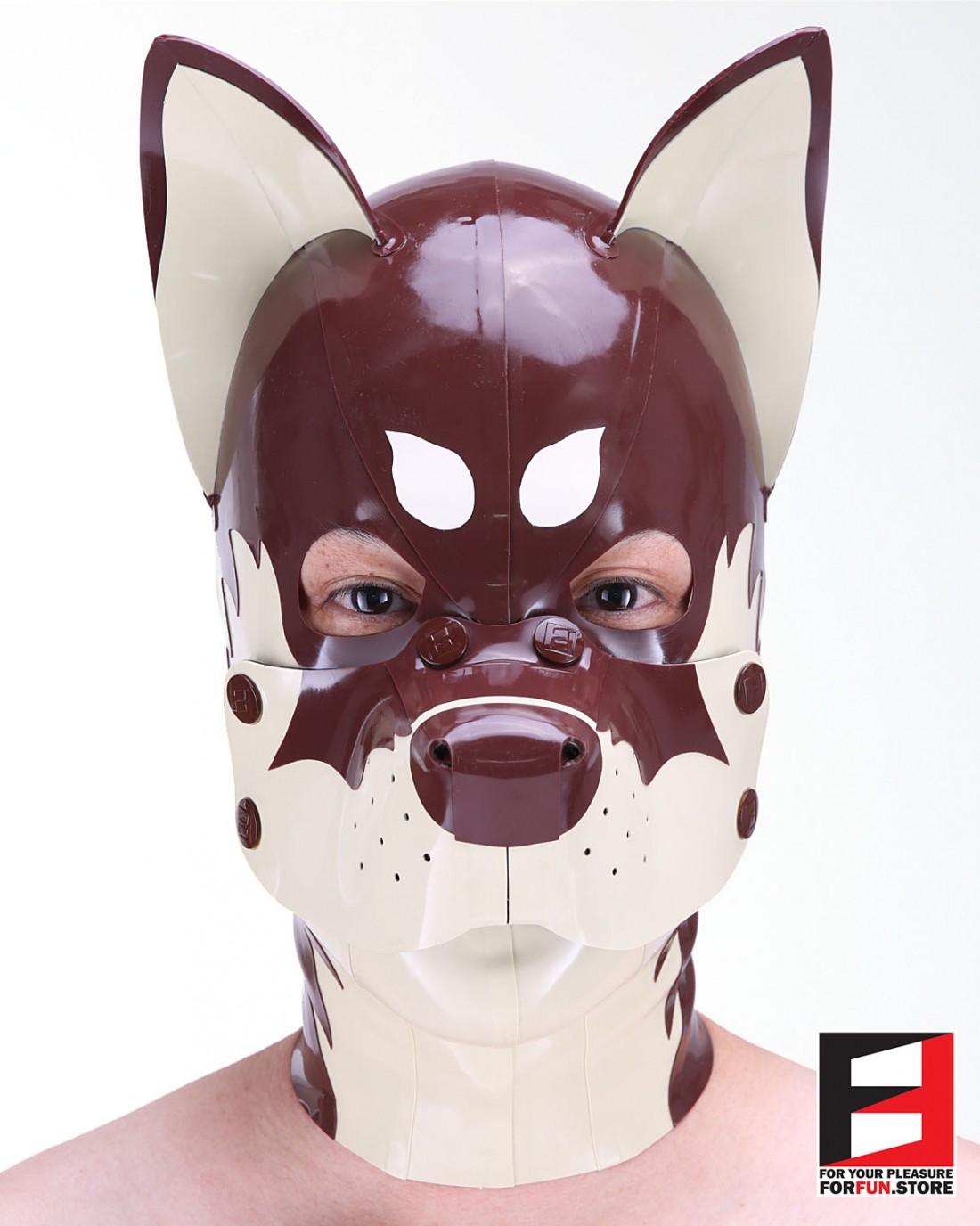 LATEX PUPPY MASK FOR YOUR PLEASURE : FORFUN