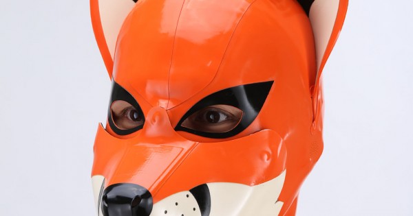 LATEX FOX MASK FOR YOUR PLEASURE : FORFUN