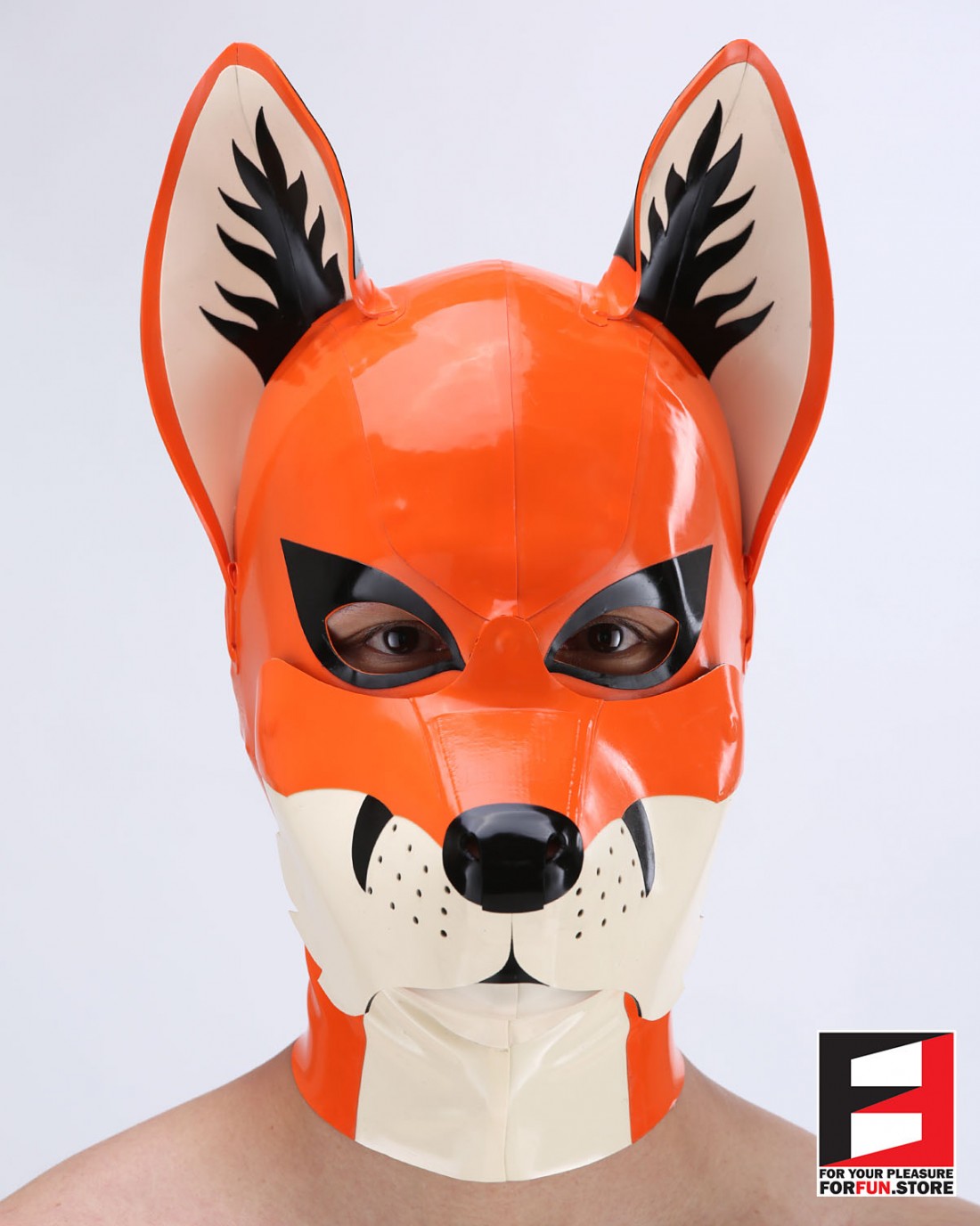 LATEX FOX MASK FOR YOUR PLEASURE : FORFUN