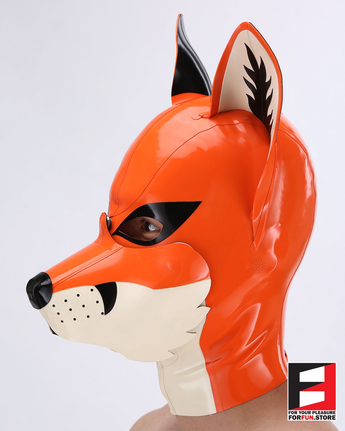 LATEX FOX MASK FOR YOUR PLEASURE : FORFUN