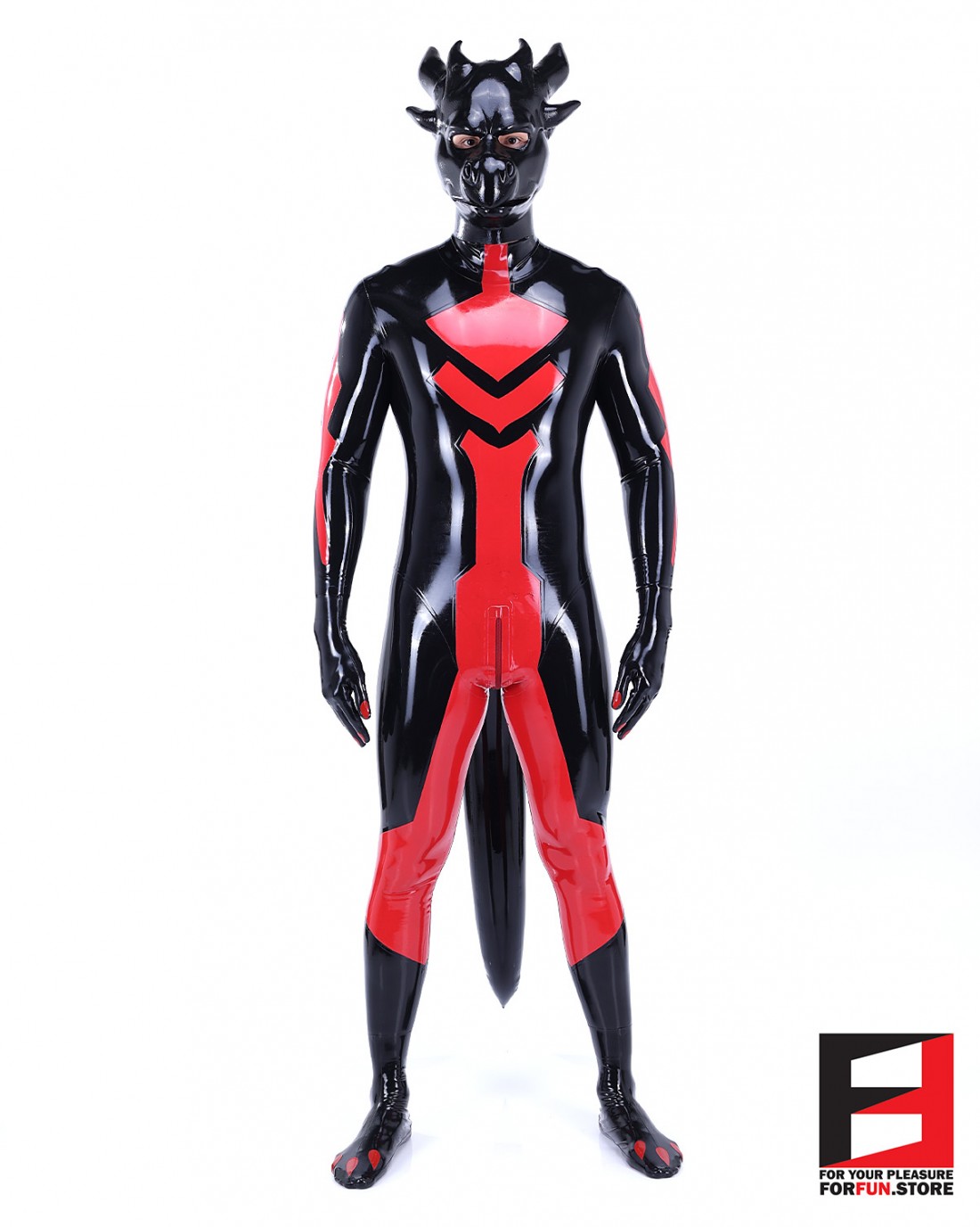 LATEX DRAGON PETSUIT FOR YOUR PLEASURE : FORFUN