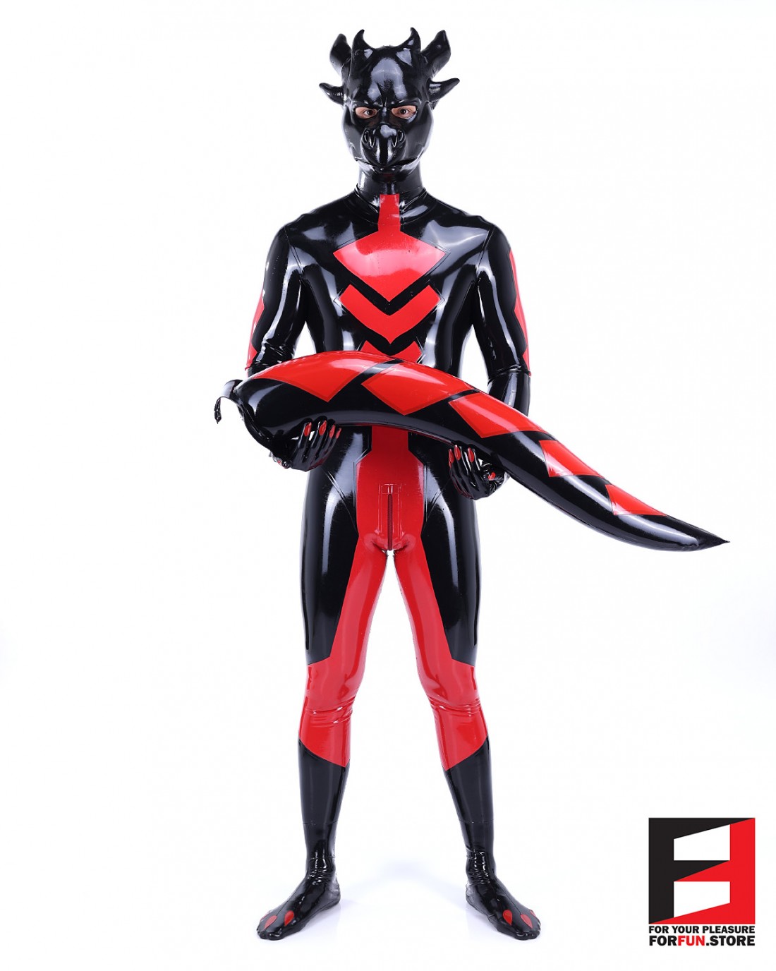 LATEX DRAGON PETSUIT FOR YOUR PLEASURE : FORFUN
