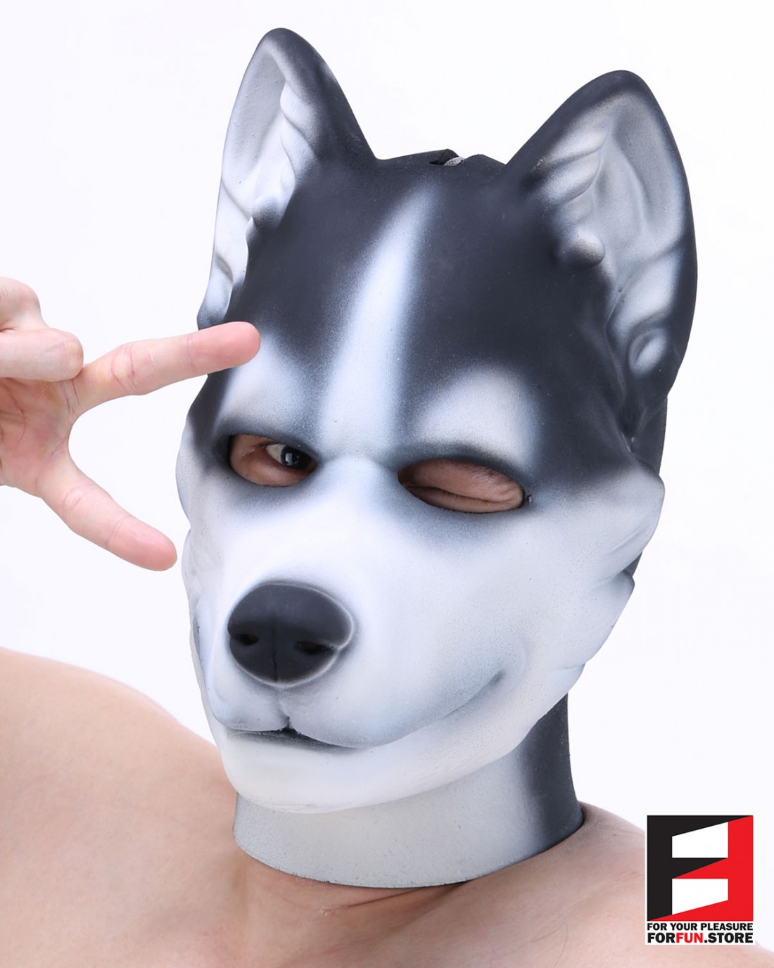 RUBBER PUPPY MASK FOR YOUR PLEASURE : FORFUN