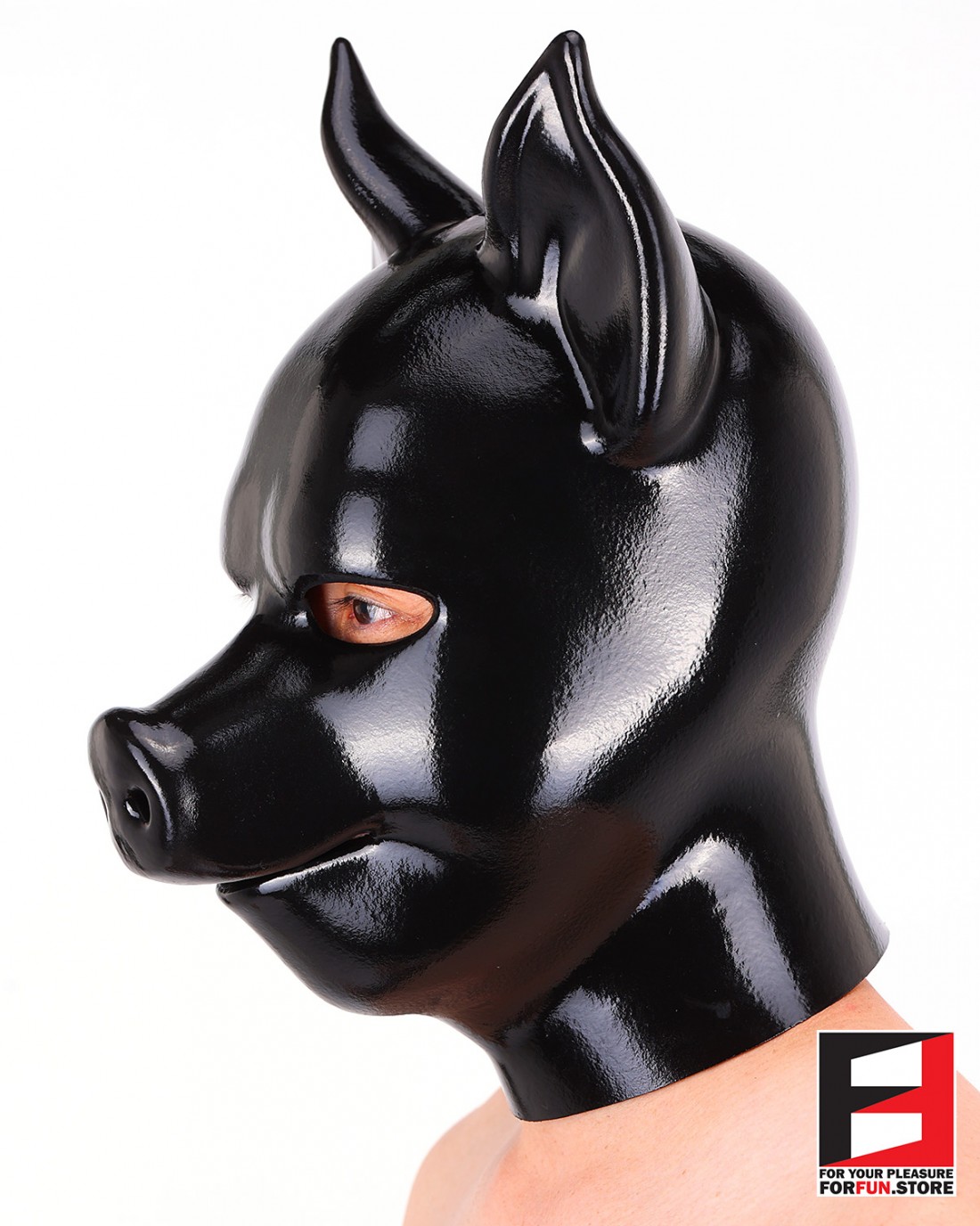 RUBBER PIG MASK FOR YOUR PLEASURE : FORFUN