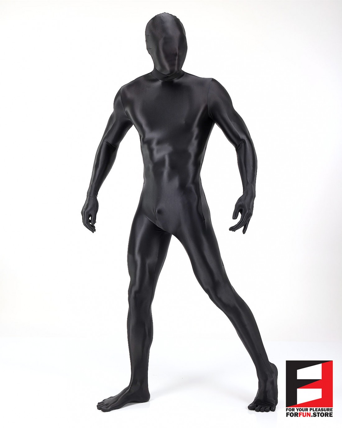 SPANDEX SLICK FUNSUIT FOR YOUR PLEASURE : FORFUN