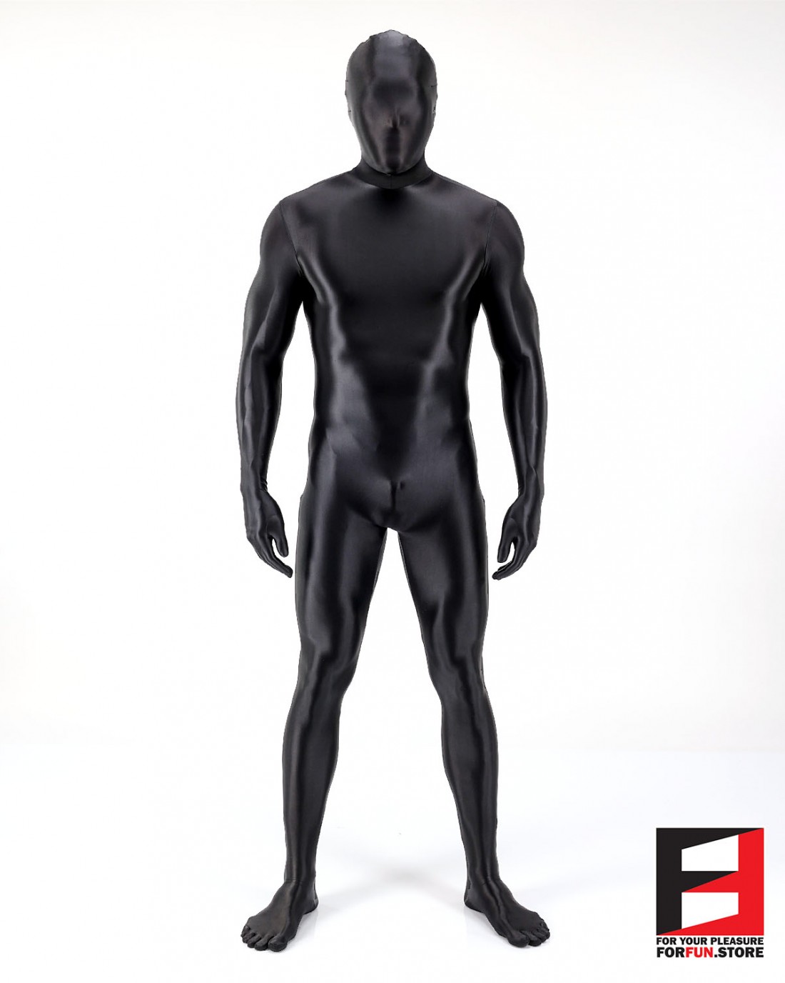 SPANDEX SLICK FUNSUIT FOR YOUR PLEASURE : FORFUN