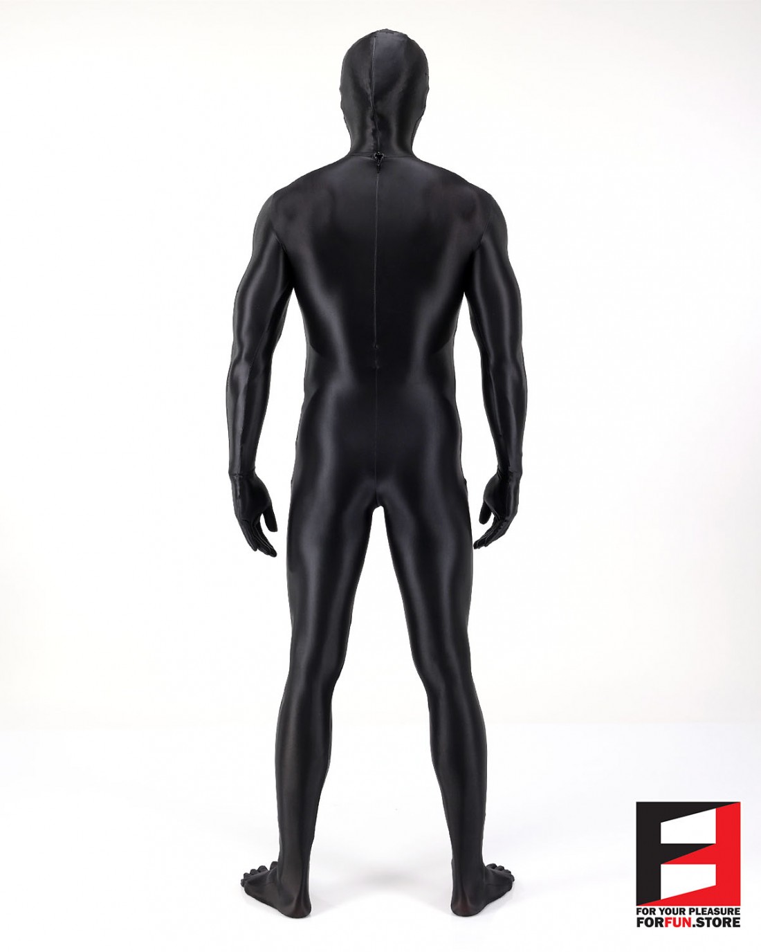 SPANDEX SLICK FUNSUIT FOR YOUR PLEASURE : FORFUN