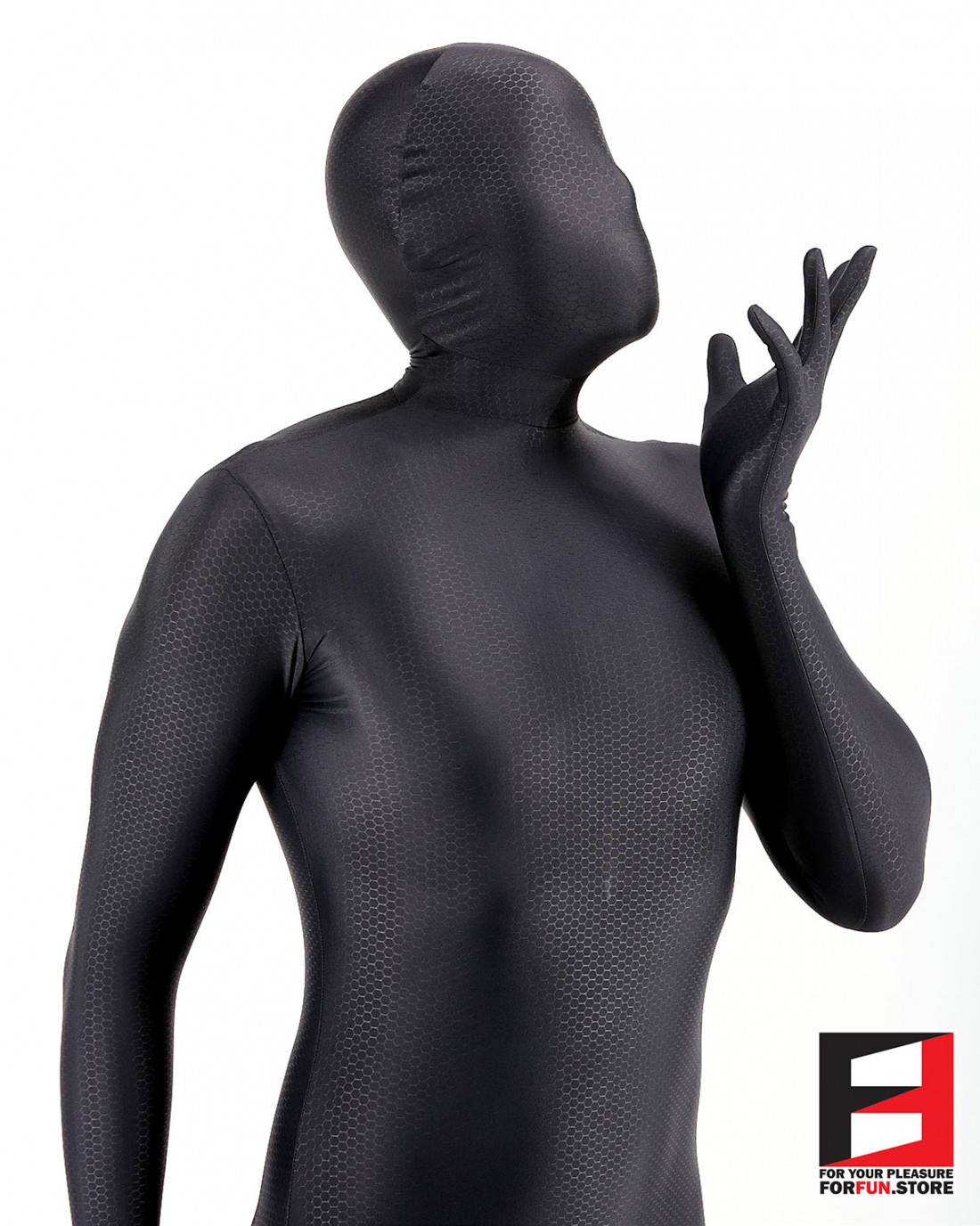 SPANDEX TEXTURE FUNSUIT FOR YOUR PLEASURE : FORFUN