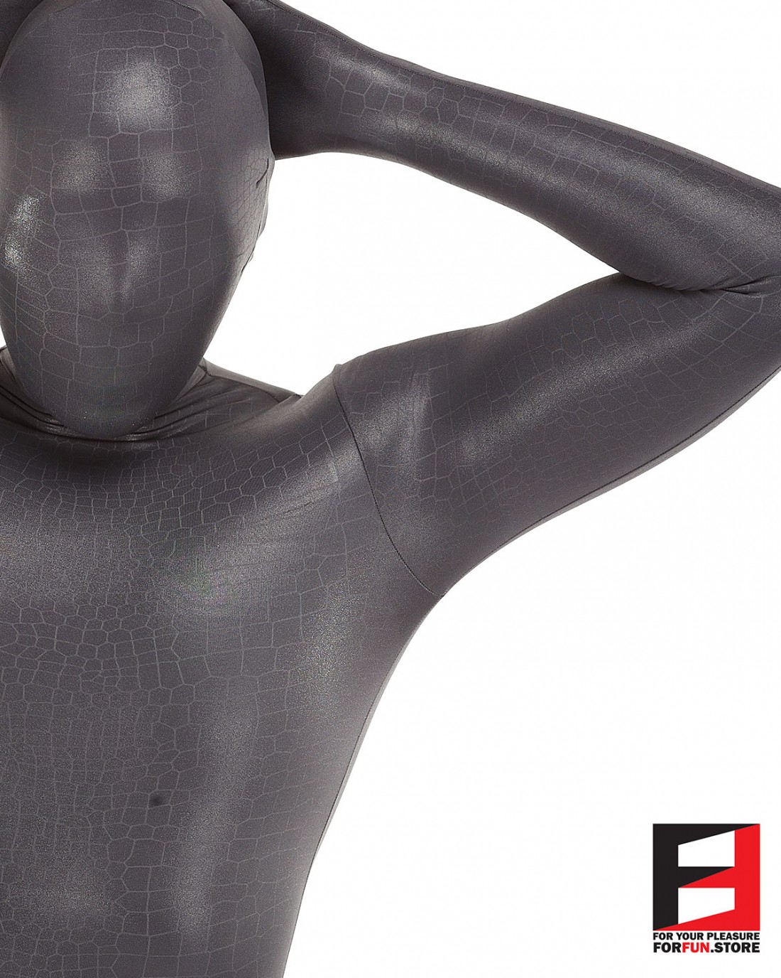 SPANDEX TEXTURE FUNSUIT FOR YOUR PLEASURE : FORFUN