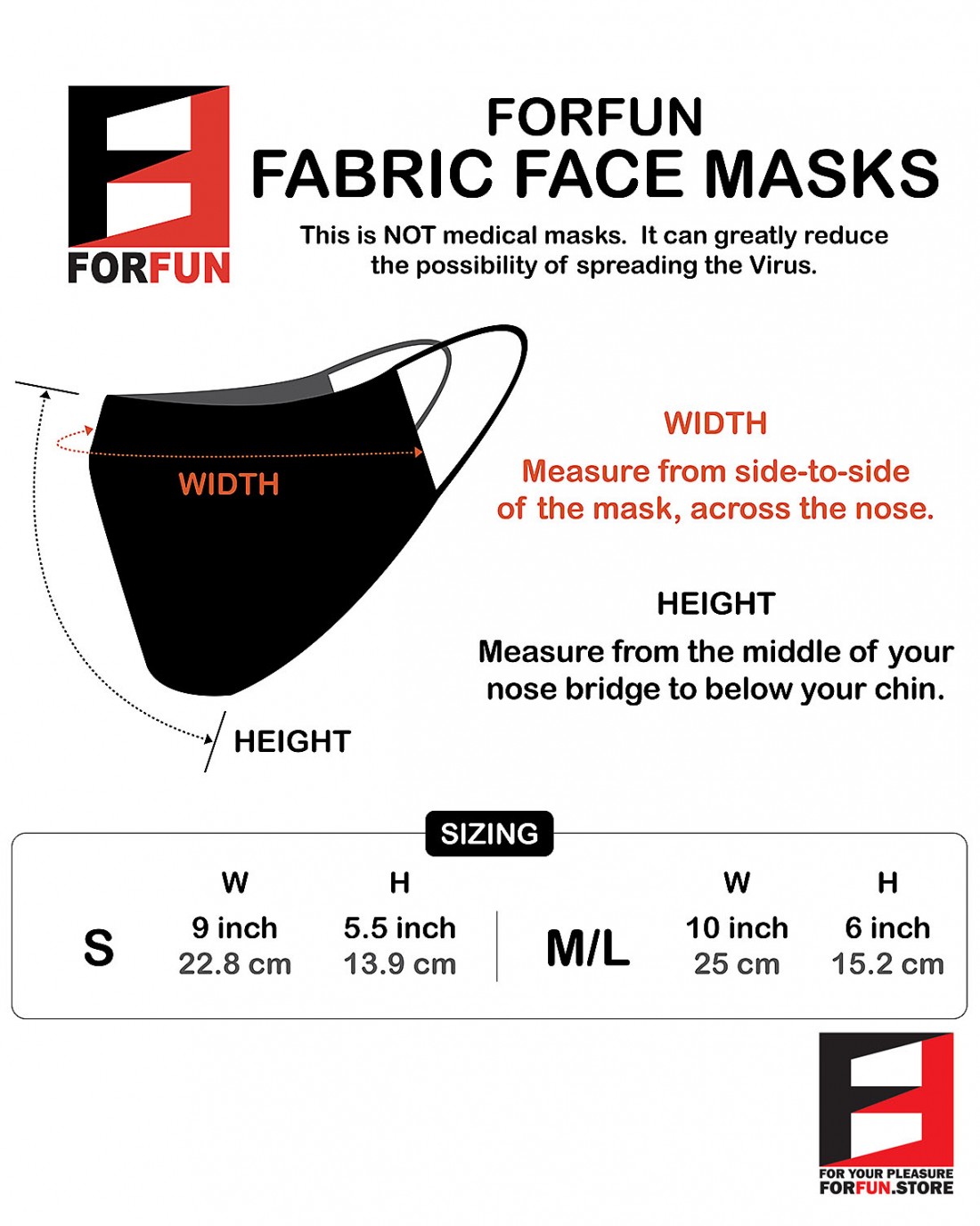 FACE MASK FOR YOUR PLEASURE : FORFUN