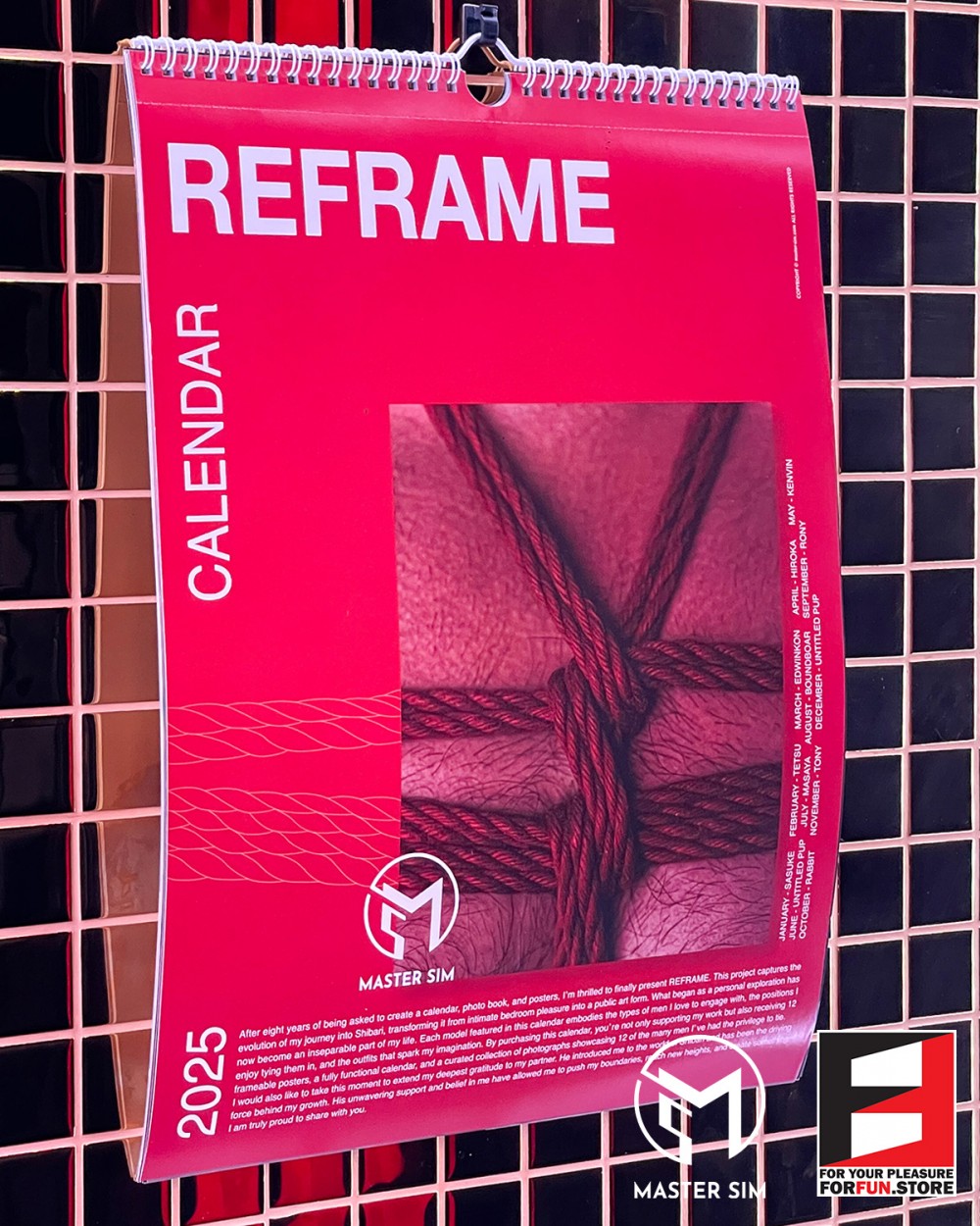 REFRAME Calendar 2025 by Master Sim