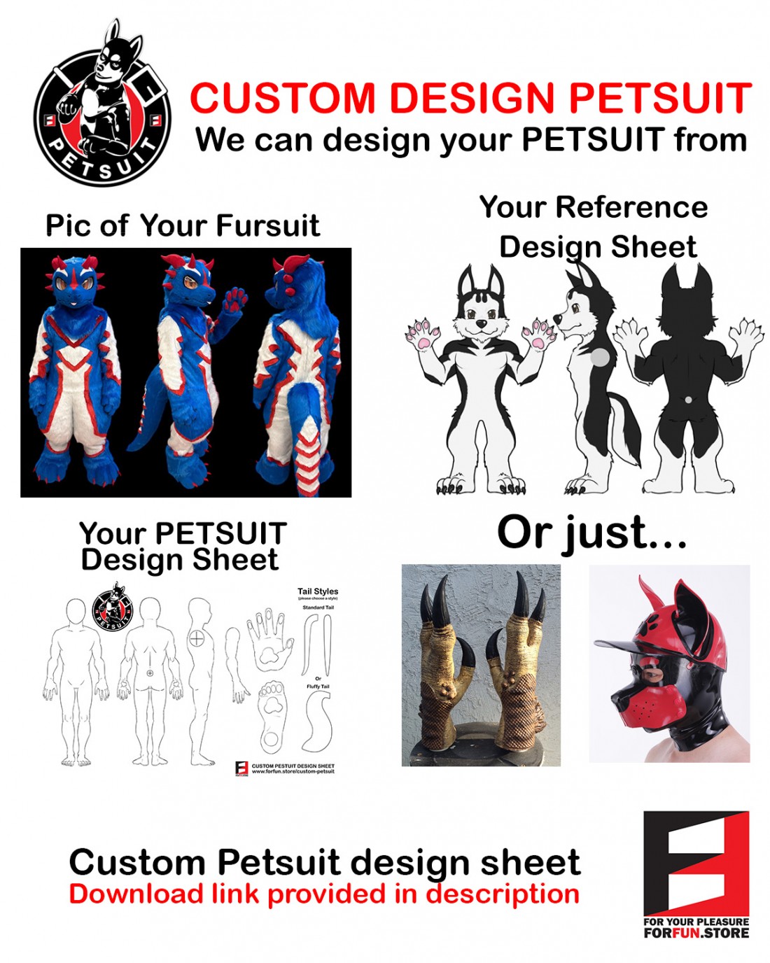 CUSTOM DESIGN PETSUIT FOR YOUR PLEASURE : FORFUN