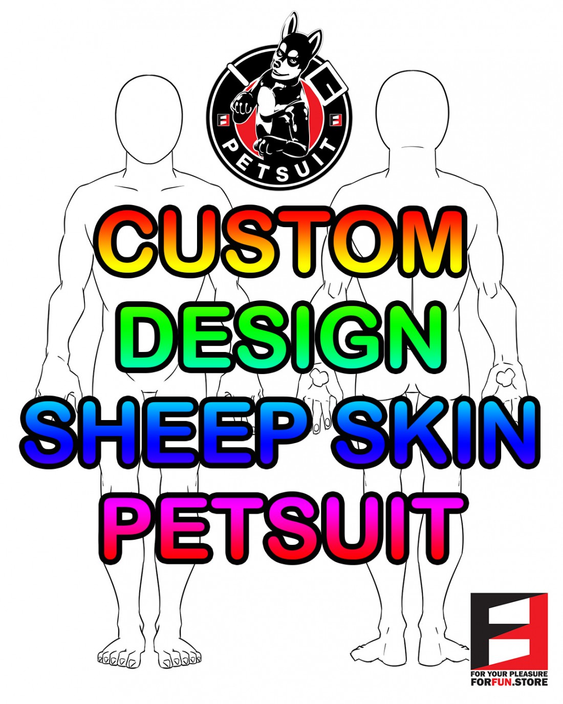 CUSTOM DESIGN SHEEP SKIN PETSUIT FOR YOUR PLEASURE : FORFUN
