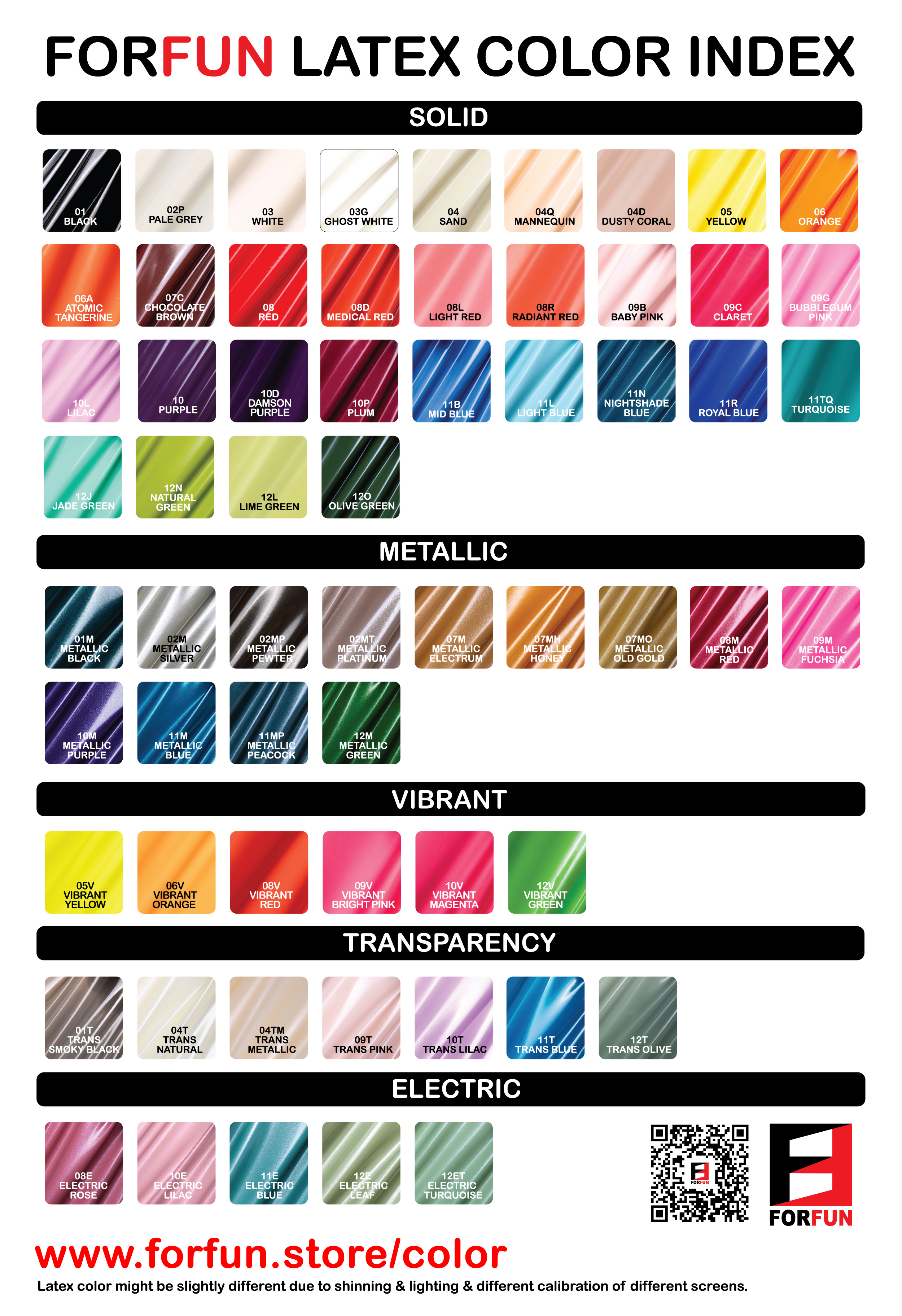 Color Charts